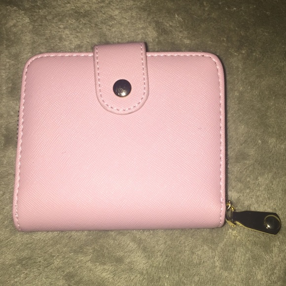 Bags | Brand New Adorable Little Pink Wallet Holds Lots | Poshmark